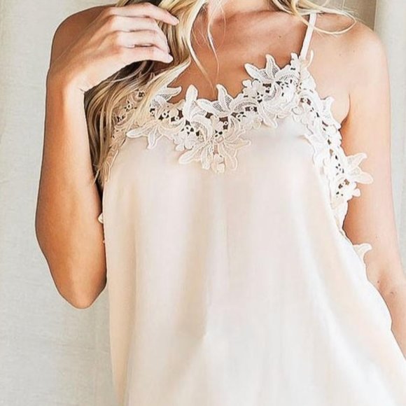 Tops | Sale Vintage Lace Cami Top | Poshmark